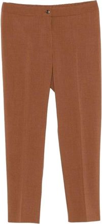 Marina Rinaldi Pantalon court - Femme - Pantalons - Brun - Taille: 44 FR