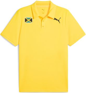 Puma Polo haute performance PUMA x JAMAICA Homme, V&ecirc;tements, Jaune, XXL