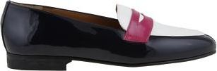 Paco Herrero Femme Notes Mocassins, Bleu Marine/Blanc/Rose, 39 EU