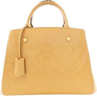 Louis Vuitton Pre-owned Montaigne BB Vernis Bag - Femme - Pre-owned - Beige - Taille: ONE Size