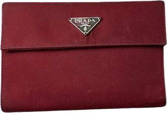 Prada Portefeuille vintage doccasion - Femme - Pre-owned - Rouge - Taille: ONE Size