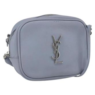 Saint Laurent Sac bandouli&egrave;re en cuir Pre-owned - Femme - Pre-owned - Bleu - Taille: ONE Size