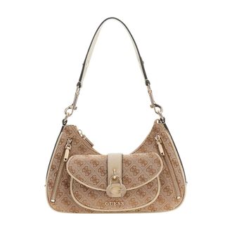Guess Femme, Sacs, Beige, Taille: ONE Size Sac bandouli&egrave;re Jessa