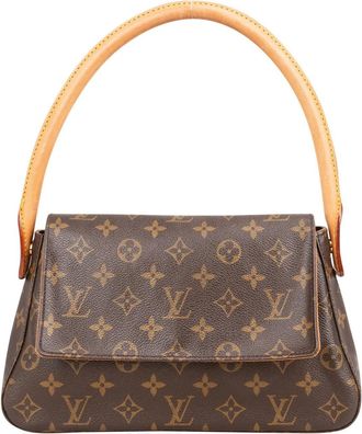 Louis Vuitton Crossbody Bags - Louis Vuitton Canvas Monogram Looping PM Shoulder - Gr. unisize - in Braun - f&uuml;r Damen