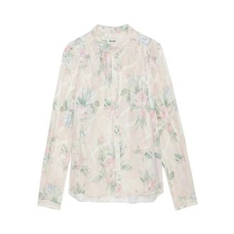 Zadig&Voltaire Tchin Satinbluse - - Blouses & Shirts - Damen - Beige - M