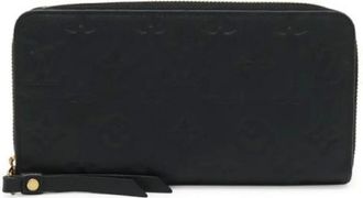 Louis Vuitton Portefeuille long pr&eacute;-poss&eacute;d&eacute; Monogram Empreinte (bi-pli) - Femme - Pre-owned - Noir - Taille: ONE Size