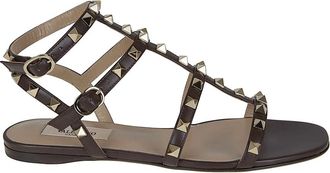 Valentino Garavani Femme, Chaussures, Brun, Taille: 40 EU Sandal Rockstud T. 05
