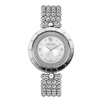Versace Femme, Accessoires, Gris, Taille: ONE Size Montre pour Femme EON Noir 33,6mm Ve7900520