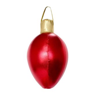 Generico Weihnachtskugel - Aufblasbare Weihnachtsdekoration | Aufblasbare Weihnachtskugel | Aufblasbare Kugeln | Wasserdichtes PVC-Licht 30,5 x 15,2 cm für Ras