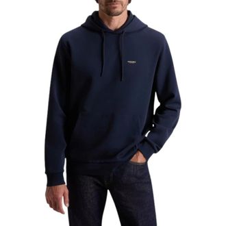Woolrich Sweat &agrave; capuche Logo Interlock - Homme - Sweatshirts et sweats &agrave; capuche - Bleu - Taille: M