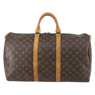Louis Vuitton unisex, Pre-owned, Brun, Taille: ONE Size Sac Week-end en Toile Pre-owned