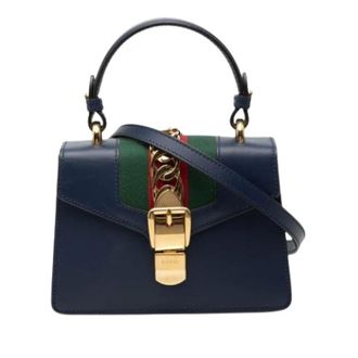 Gucci Pre-owned Sylvie Mini Bag - Femme - Pre-owned - Bleu - Taille: ONE Size