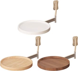 Generic An der Wand montiert, klappbarer Schreibtisch, drehbare Mitte, 28 x 28 cm, moderne M&ouml;beldesign-L&ouml;sung, platzsparend, zusammenklappbar, drehbar, L-mont