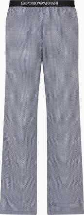 Emporio Armani Herren Nightwear Pants Pyjamahose, Black Fancy, L