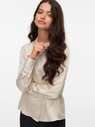 Vero Moda Langarmbluse VMMERLE LS SHIRT WVN GA NOOS