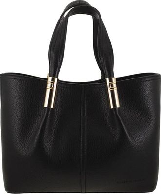 Elisabetta Franchi Shopper & Totes - Medium Tote Bag With Logo Details - Gr. unisize - in Schwarz - für Damen
