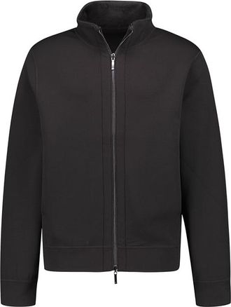 Emporio Armani Herren Sweatjacke schwarz unifarben