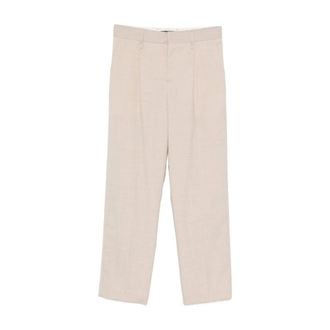 Federico Cina Homme, Pantalons, Beige, Taille: M Straight Pantalons