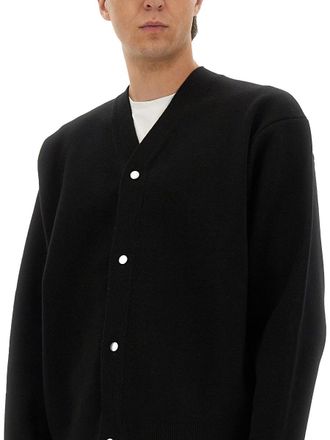Jacquemus Merino Wool Double Cardigan - Black