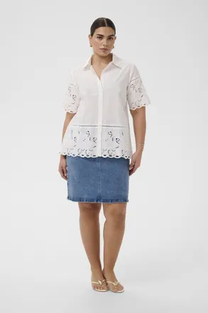 Kaffe Curve Kurzarmhemd KCtrudi Kurzarmhemd Regular fit