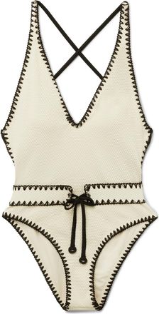 Calzedonia Badeanzug Bicolor Embroidery