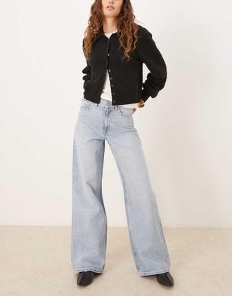 Jack & Jones Tokyo - Jean ample - Bleu clair