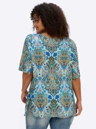 Sheego T-Shirt T-Shirt Kurzarm