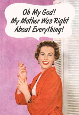 Half Moon Bay OH GOD MY MOTHER WAS RIGHT ABOUT EVERYTHING Kühlschrankmagnet