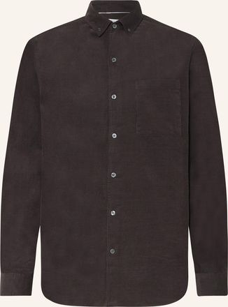 Paul Paul Cordhemd Comfort Fit grau