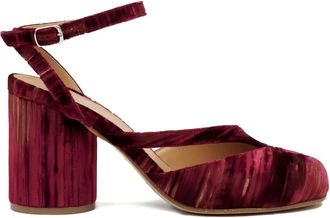 Maison Margiela Tabi Sandalen mit Kn&ouml;chelriemen 80mm - Rot