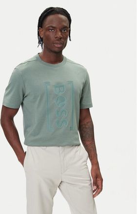 HUGO BOSS T-Shirt Iconic TL 50543905 Grün Relaxed Fit