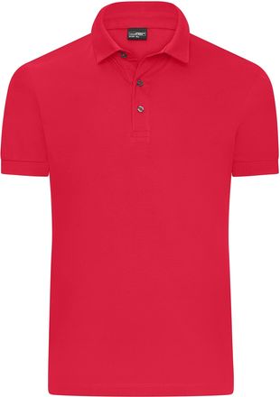 James & Nicholson Regular-Fit Herren Polohemd in Premiumqualität - Hochwertiges Polo in Single-Jersey Qualität und mit Regular-Fit | Farbe: light-red | Grösse: XL