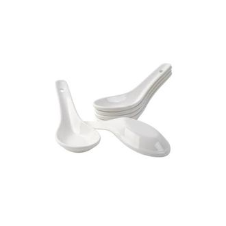 Holst Porzellan YK 1183 Porzellan Chinalöffel 13 cm cremé weiß Asia 13,5 x 4,5 x 6 cm 6 Stück