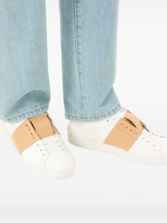 Valentino Garavani Open Calfskin Sneaker - White