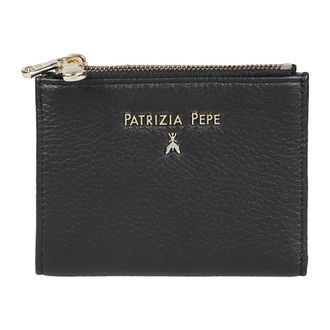 Patrizia Pepe Portefeuille en cuir zipp&eacute; - Femme - Accessoires - Noir - Taille: ONE Size