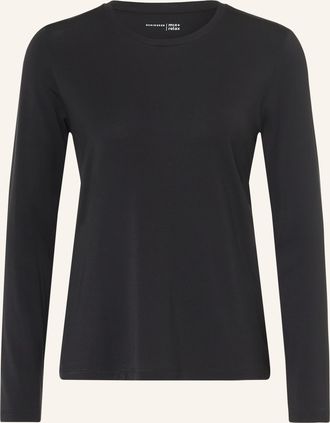 Schiesser Schlafshirt Mix+Relax schwarz