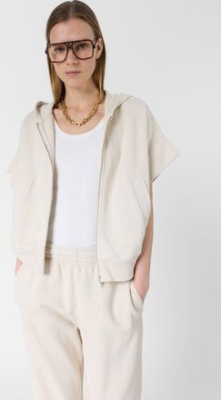 Gerard Darel Sweat oversize &agrave; manches courtes et capuche - MILENE - Naturel