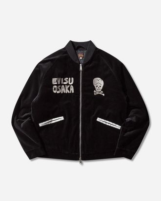 Evisu Men s Vintage Padded Work Jacket Black