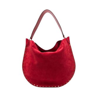 Isabel Marant Oskan Hobo Soft Bag - - Bags - Damen - Rot - ONE SIZE