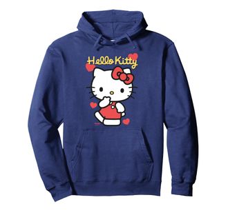 Hello Kitty Cheeky Sweet Love Klassische Pose zum Valentinstag Pullover Hoodie