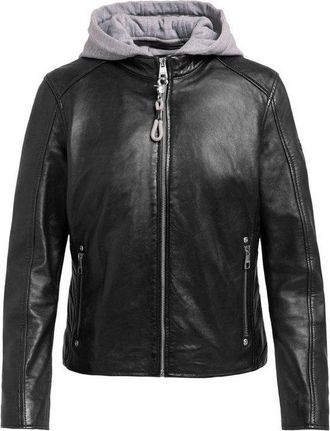 soccx Lederjacke mit Rei&szlig;verschluss an den Einschubtaschen