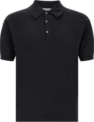 John Smedley Homme, Tops, Noir, Taille: M Isis Polo