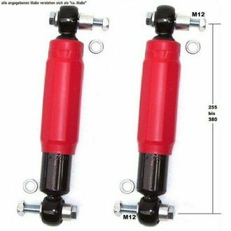 Apex 2 x Achssto&szlig;d&auml;mpfer A27514 Anh&auml;ngersto&szlig;d&auml;mpfer 2000/4000kg quadra rot Knott Alko