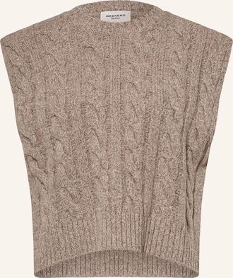 Max Mara Weekend Max Mara Pullunder Clown braun