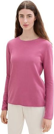 Tom Tailor 1042952 Pull-Over, 16348-pink Velvet, L Femme