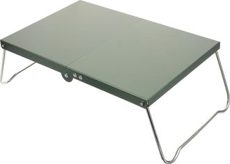 IFUNDOM Klappbarer Campingtisch aus Leichtem Aluminium Tragbarer Faltbarer Outdoor Tisch f&uuml;r Picknick Wandern Angeln und Camping Kompakt Robust Gr&uuml;n f&uuml;r Freiz