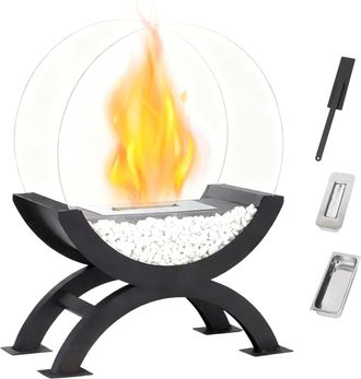 Generico Tischbrenner, wiederverwendbar, tragbar, abnehmbar, Feuerstelle f&uuml;r den Au&szlig;enbereich, f&uuml;r Garten, Haus, Rasen, Balcoora, Einrastmechanismus, Schlafzim