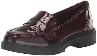Clarks Mocassins Westlynn Ayla pour Femme, Bordeaux Verni, 40 EU