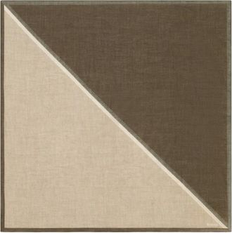 Boggi Milano Homme, Accessoires, Beige, Taille: ONE Size Colour Block Cotton Bandana