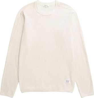 Norse Projects Homme, Pulls, Beige, Taille: XL Stevns Cotton Hemp Military Rib LS T-shirt